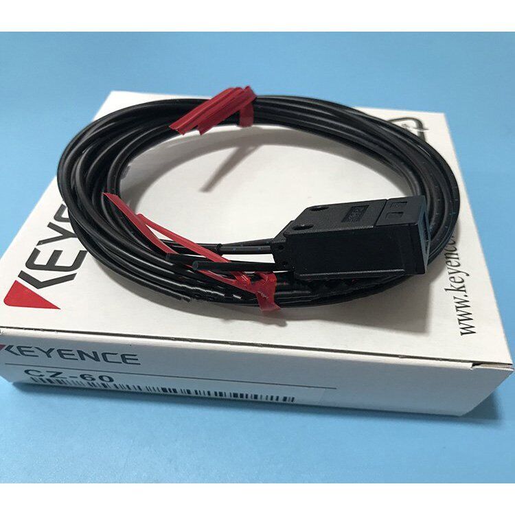 KEYENCE Digital Fiber Optic Sensor CZ-60: 1-Year Warranty
