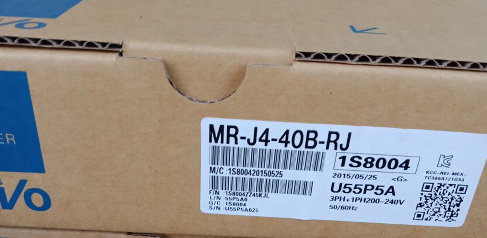 new mitsubishi mr-j4-40b-rj servo drive