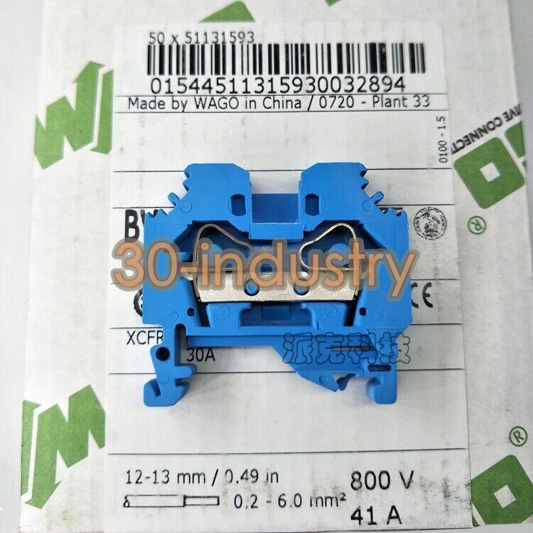 100pcs/pack new 282-104 2-wire self-locking terminal block side wiring ...