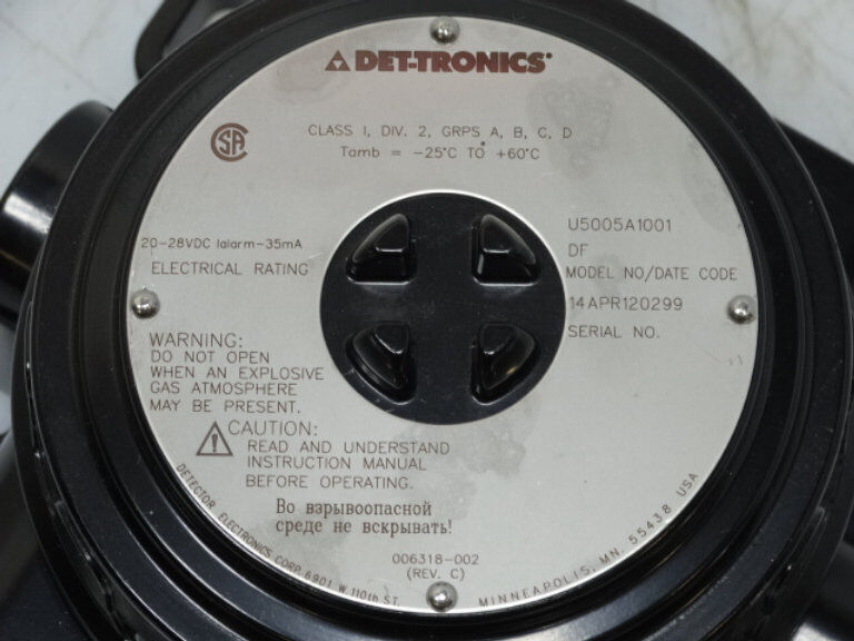 U5005A1001 Sensor by DET-TRONICS | High-Precision Industrial Sensor ...
