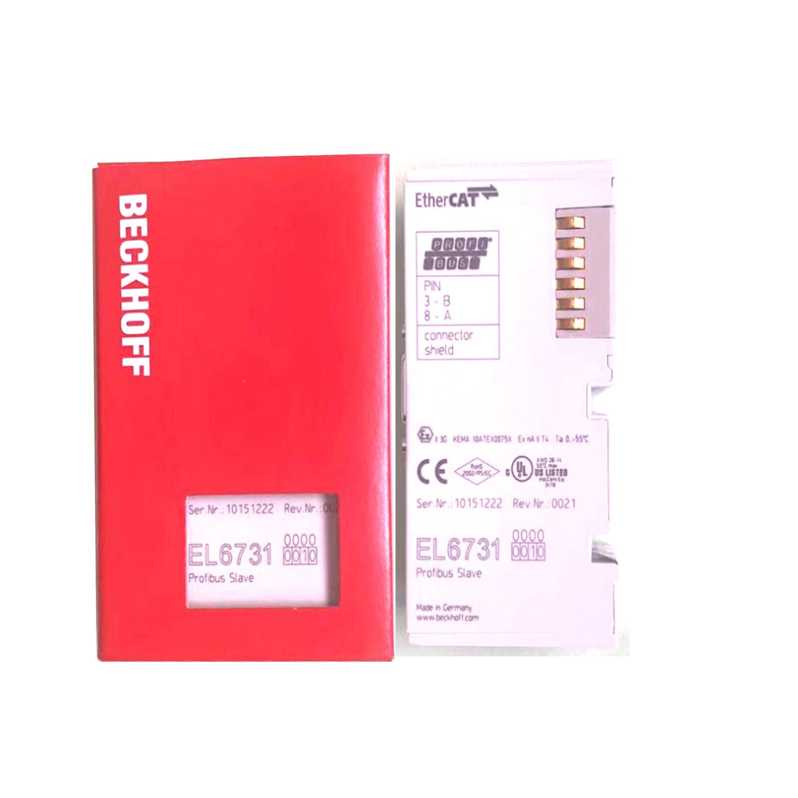 Beckhoff EL6731-0010 Master Terminal PROFIBUS Terminal Unit