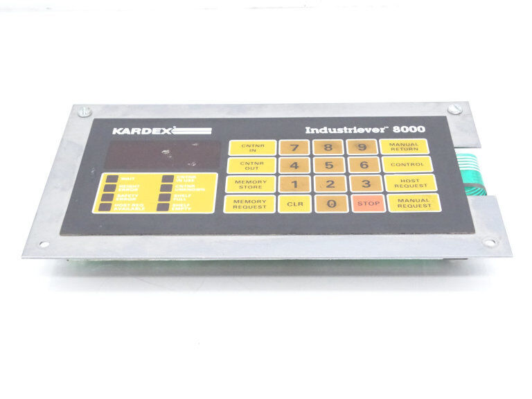 KARDEX 8000 HMI_KEYBOARD_DISPLAY Panel