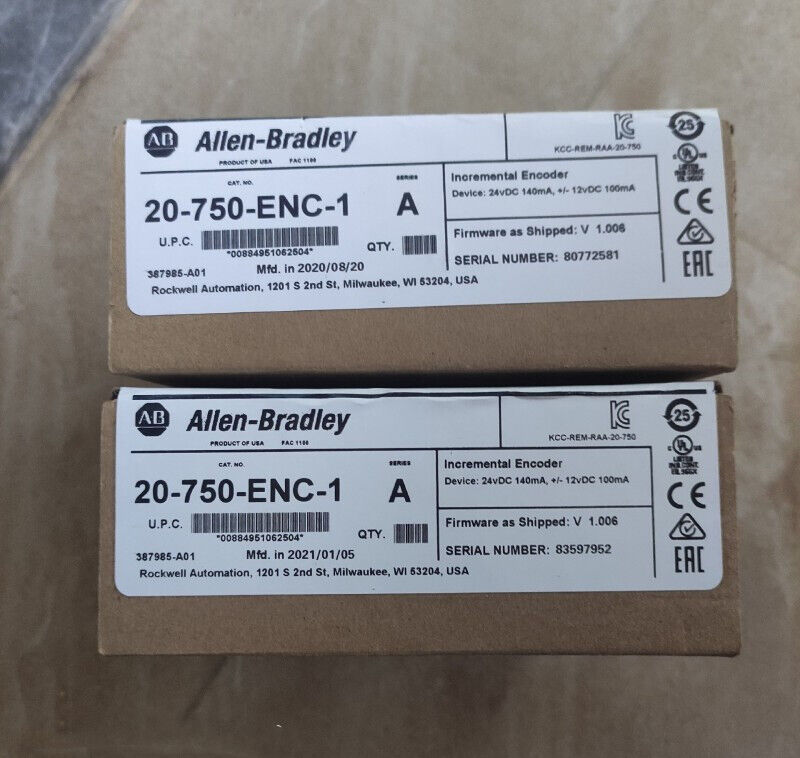 in stock allen-bradley 20-750-enc-1 20750enc1 module
