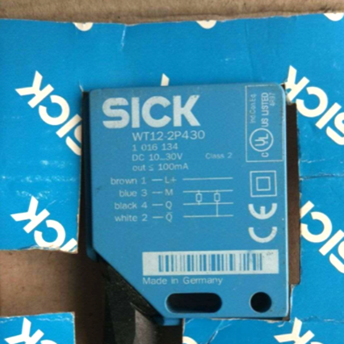 new sick wt12-2p430 plc photoelectric proximity sensor 4-pin m12 pnp red