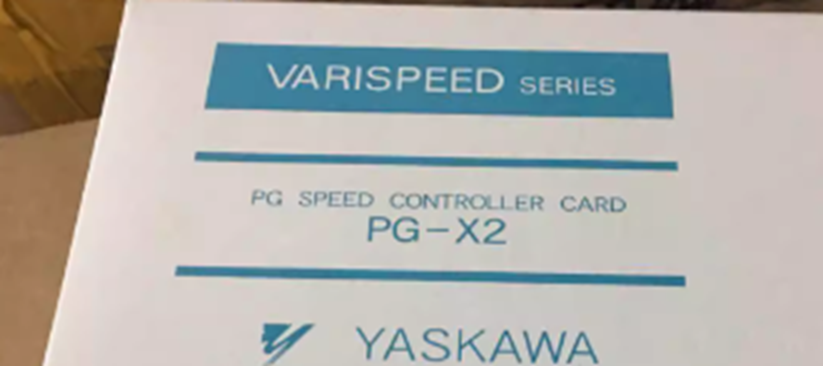 new yaskawa pg-x2 speed controller