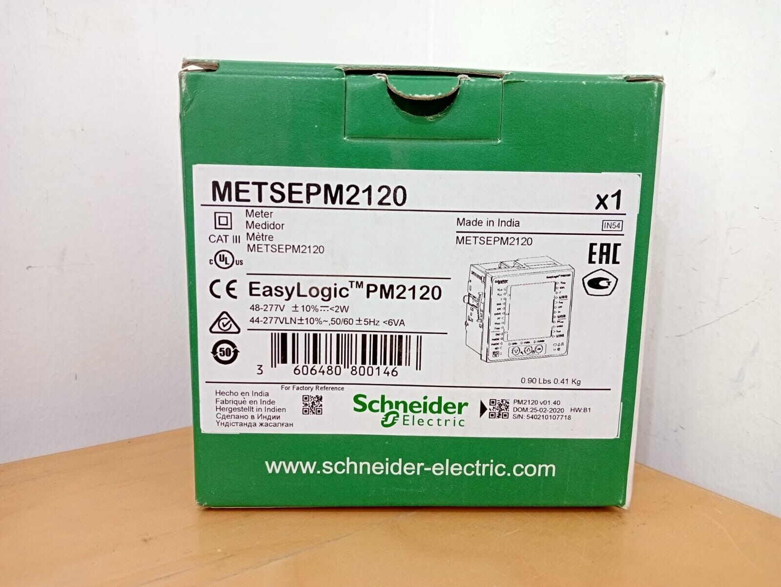 schneider electric metsepm2120 meter easylogic pm2120 ship