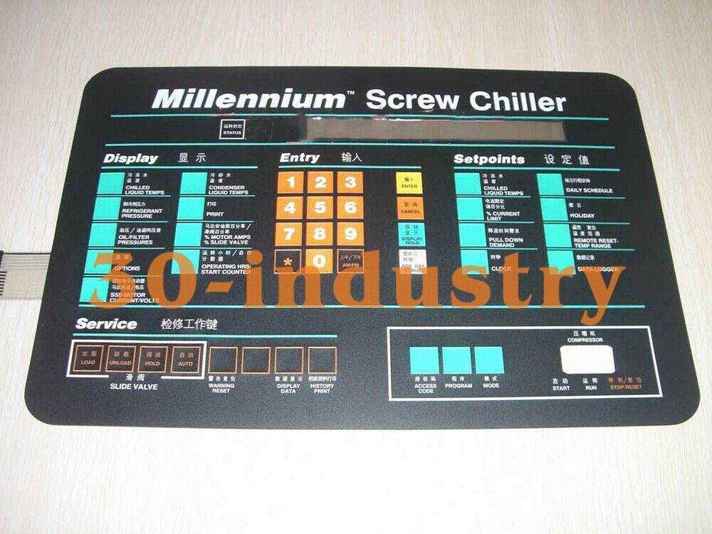 membrane keypad fit york air conditioning keyboard 024-25258-000 button ...