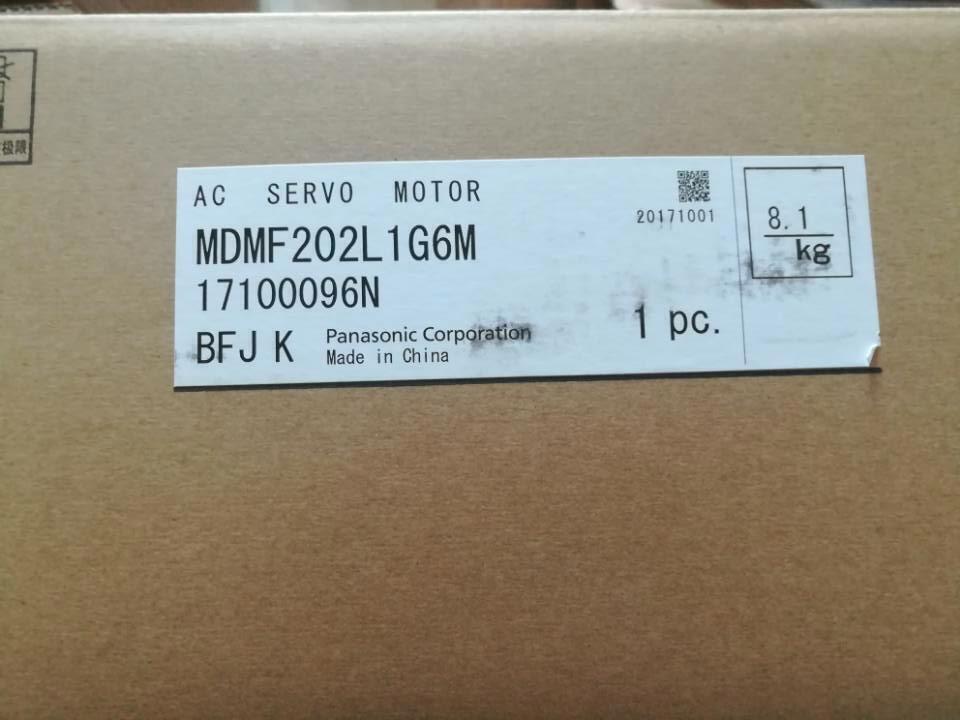 new 1pc panasonic mdmf202l1g6m ac servo motor ping
